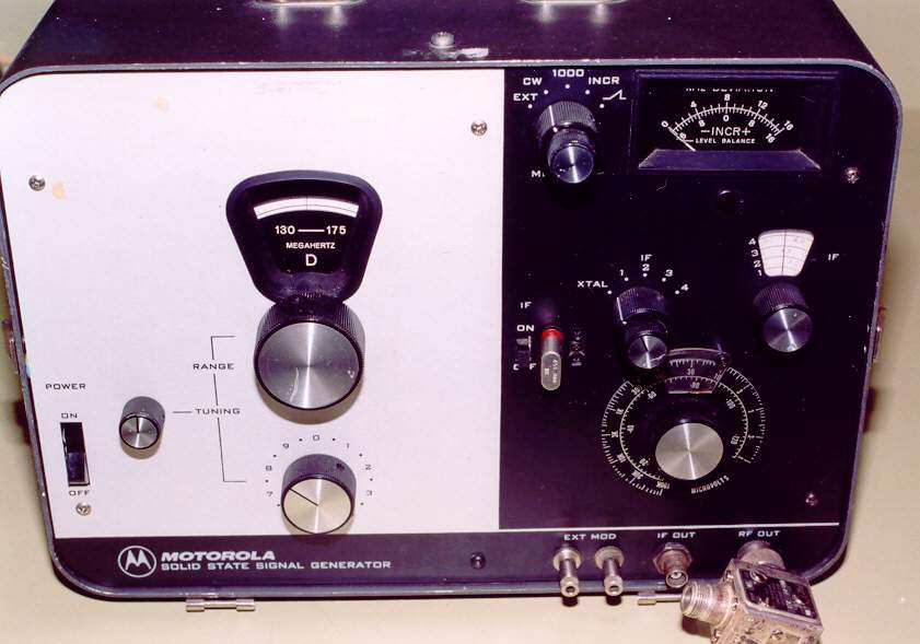 Motorola Test Equipment Photos